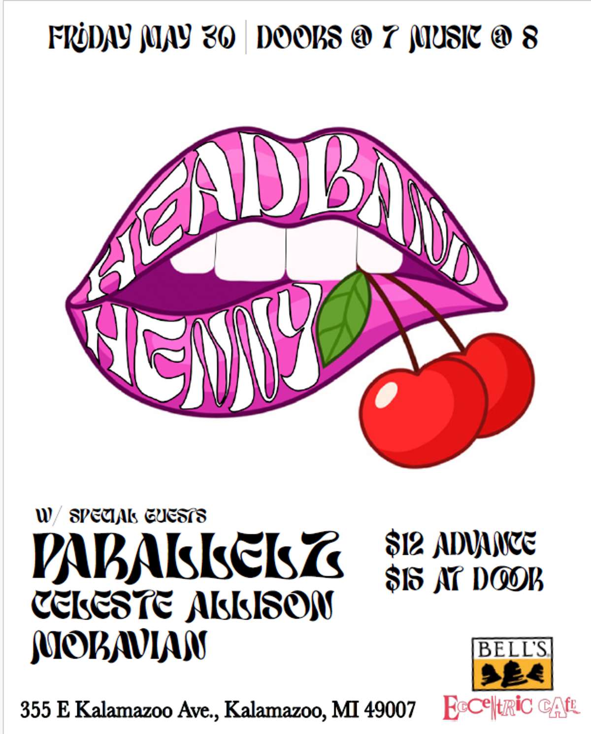 Headband Henny and PARALLELZ with Special Guests Celeste Allison ...