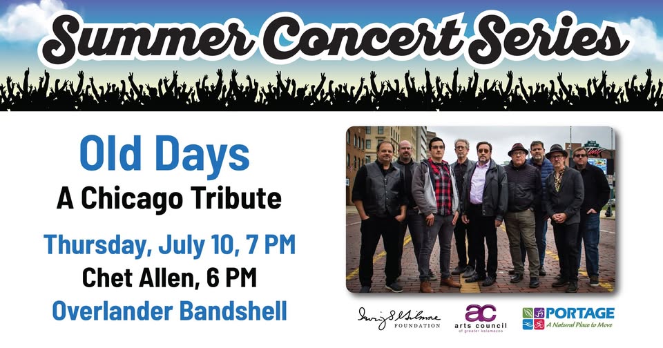 Summer Concert Series: Old Days (Chicago tribute band) – NowKalamazoo